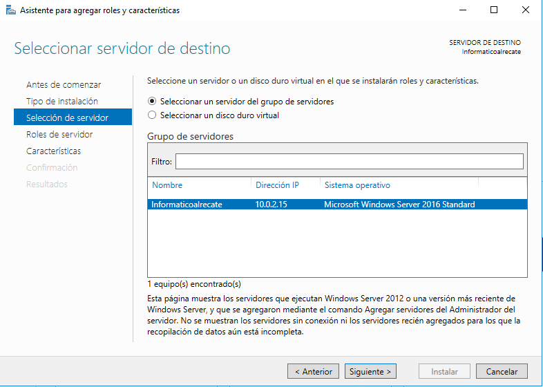 Cómo instalar y configurar Active Directory en WS2016 ...