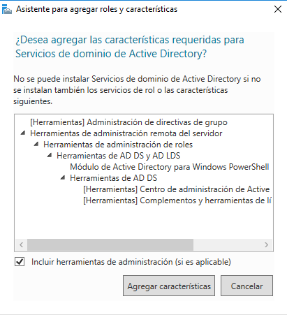 Cómo instalar y configurar Active Directory en WS2016 ...